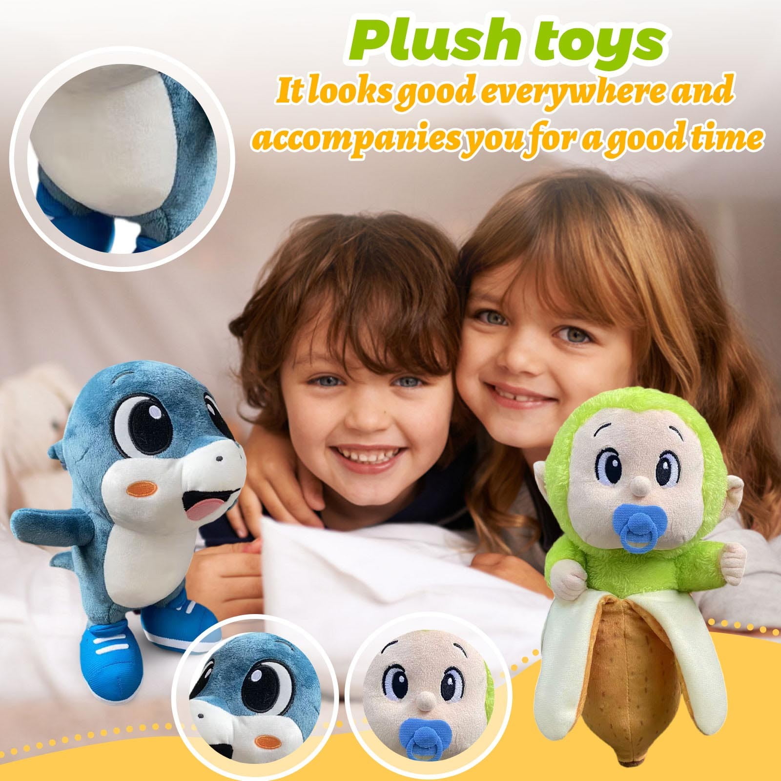 Makakini Bananini Italian Brainrot Plush 2025, 9.8" Italian Brain Rot ...