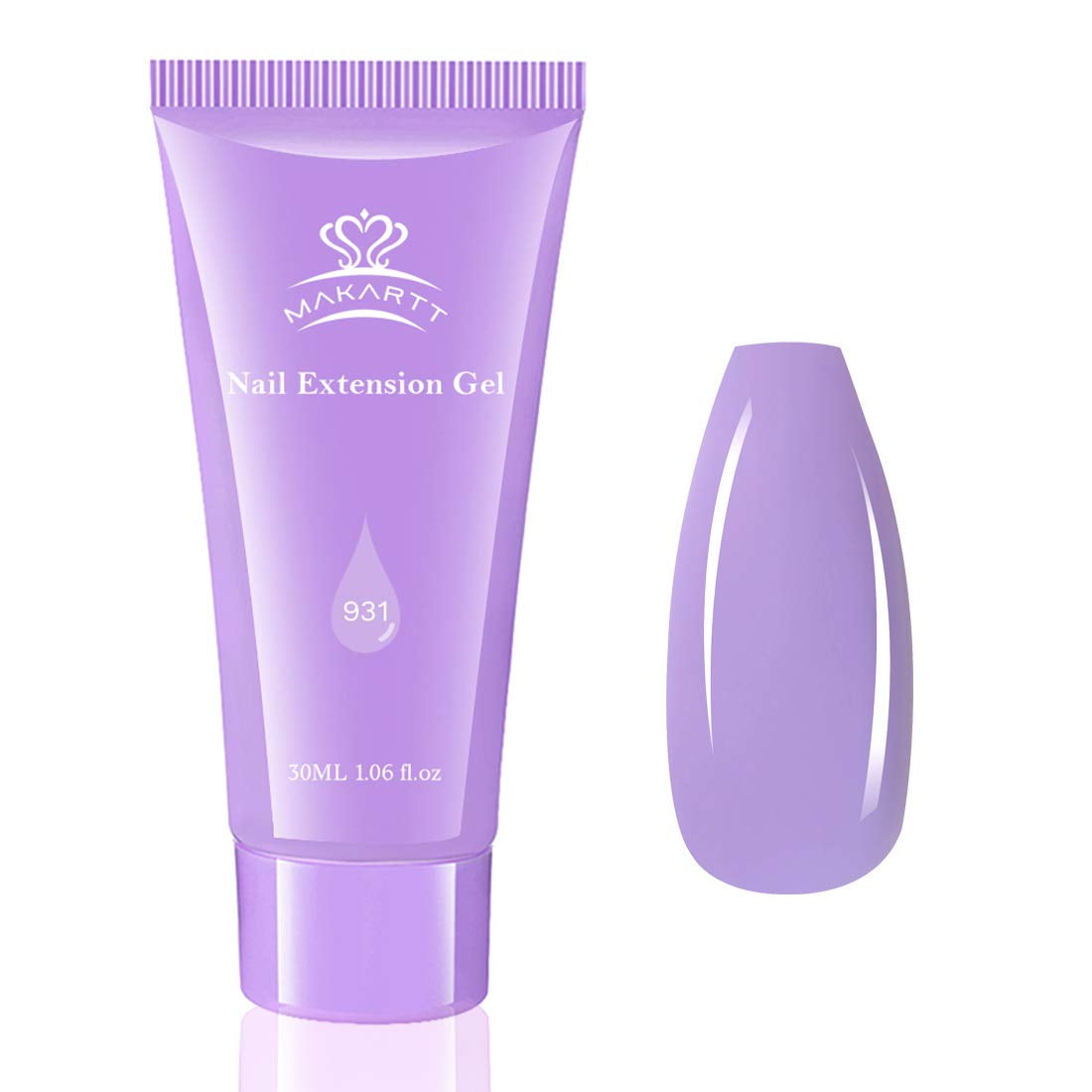 Makartt 30ML Lavender Purple Poly Nail Extension Gel Nail Builder Hard ...