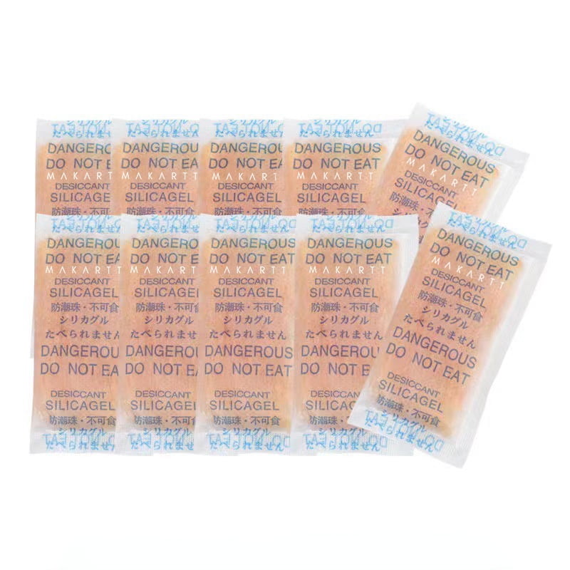 Makartt 50 Gram (10 Packs) Moisture Absorber Packets, Silica Gel ...