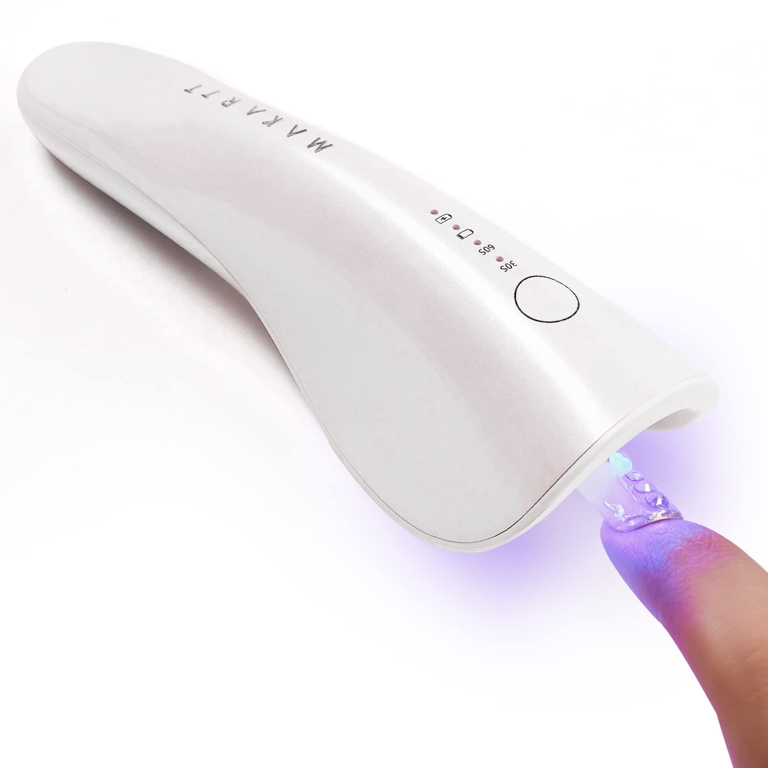 Makartt Mini UV LED Nail Lamp, Rechargeable UV Light for Nail Portable ...