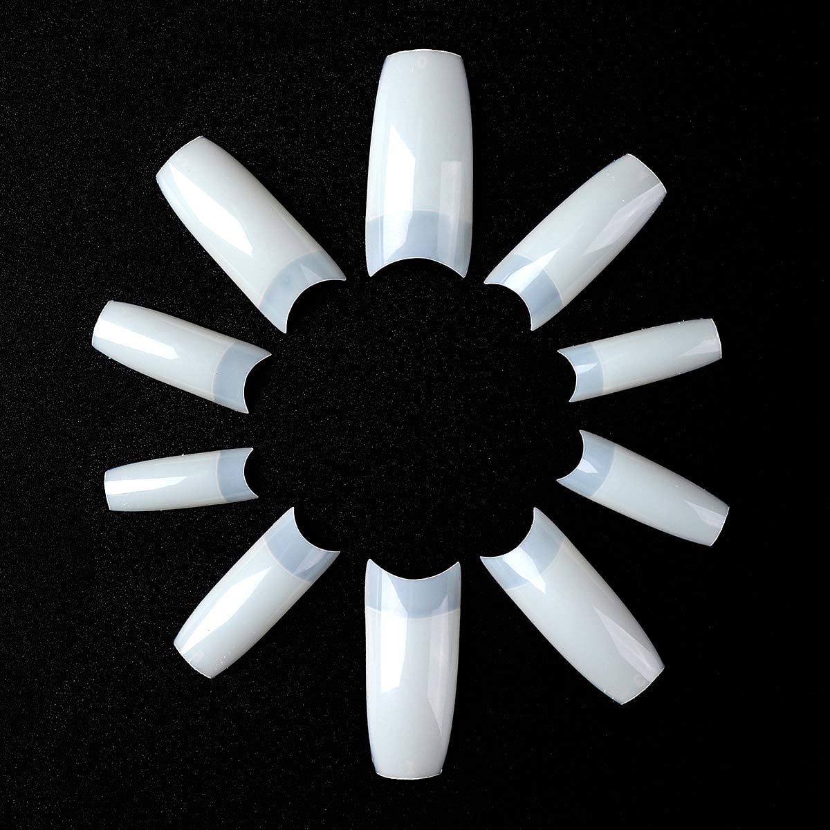 Makartt Natural Acrylic Nail Tips - French Nail Tip 500pcs Fake Nails ...