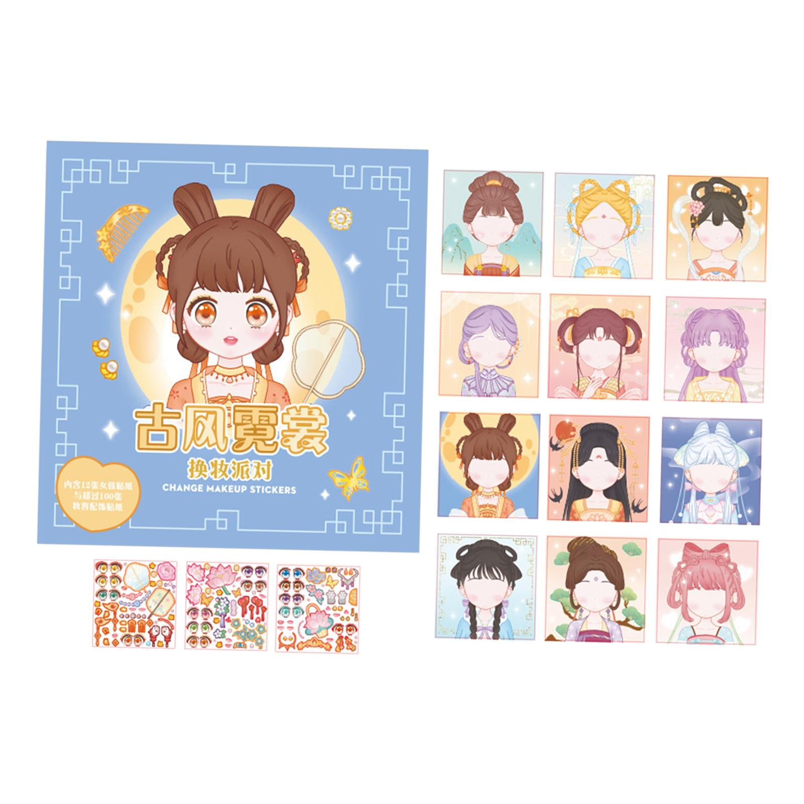 Make A Face Sticker Book DIY Activities with 12 Face Pages and 100 ...