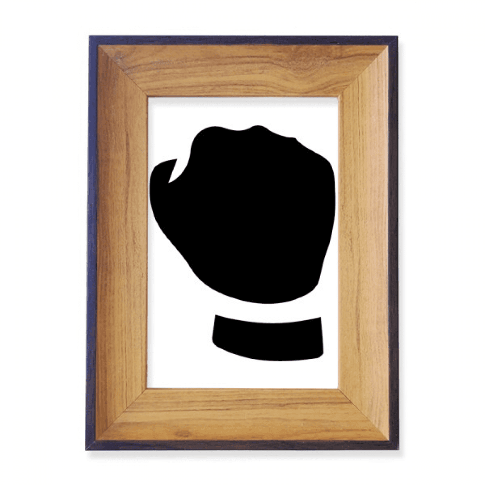 Make A Fist Gesture Outline Pattern Photo Frame Exhibition Display Art ...