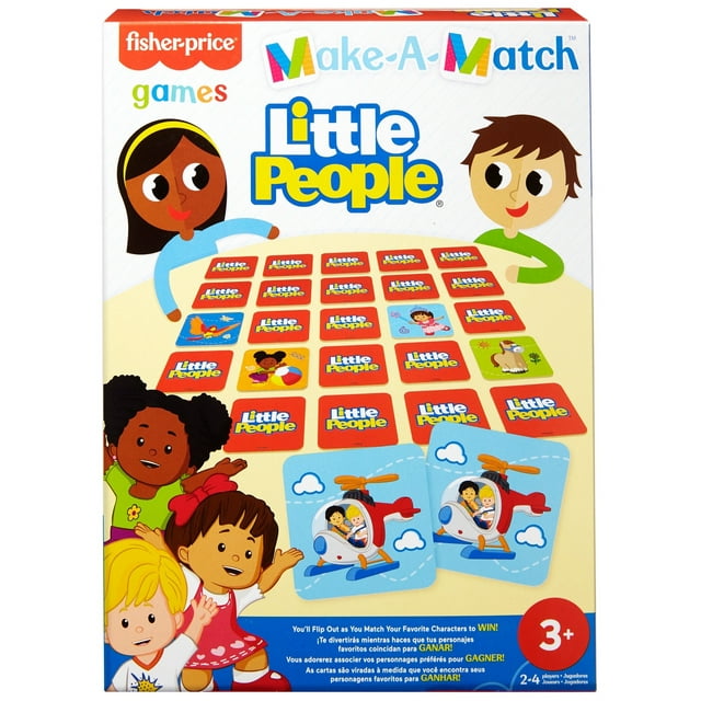 Make-A-Match Little People Card Game for Indoor Playgrounds - Walmart ...