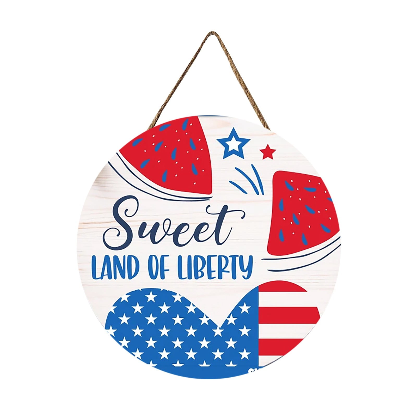 "Make A Statement With Our Patriotic Door Sign Celebrate Independence ...