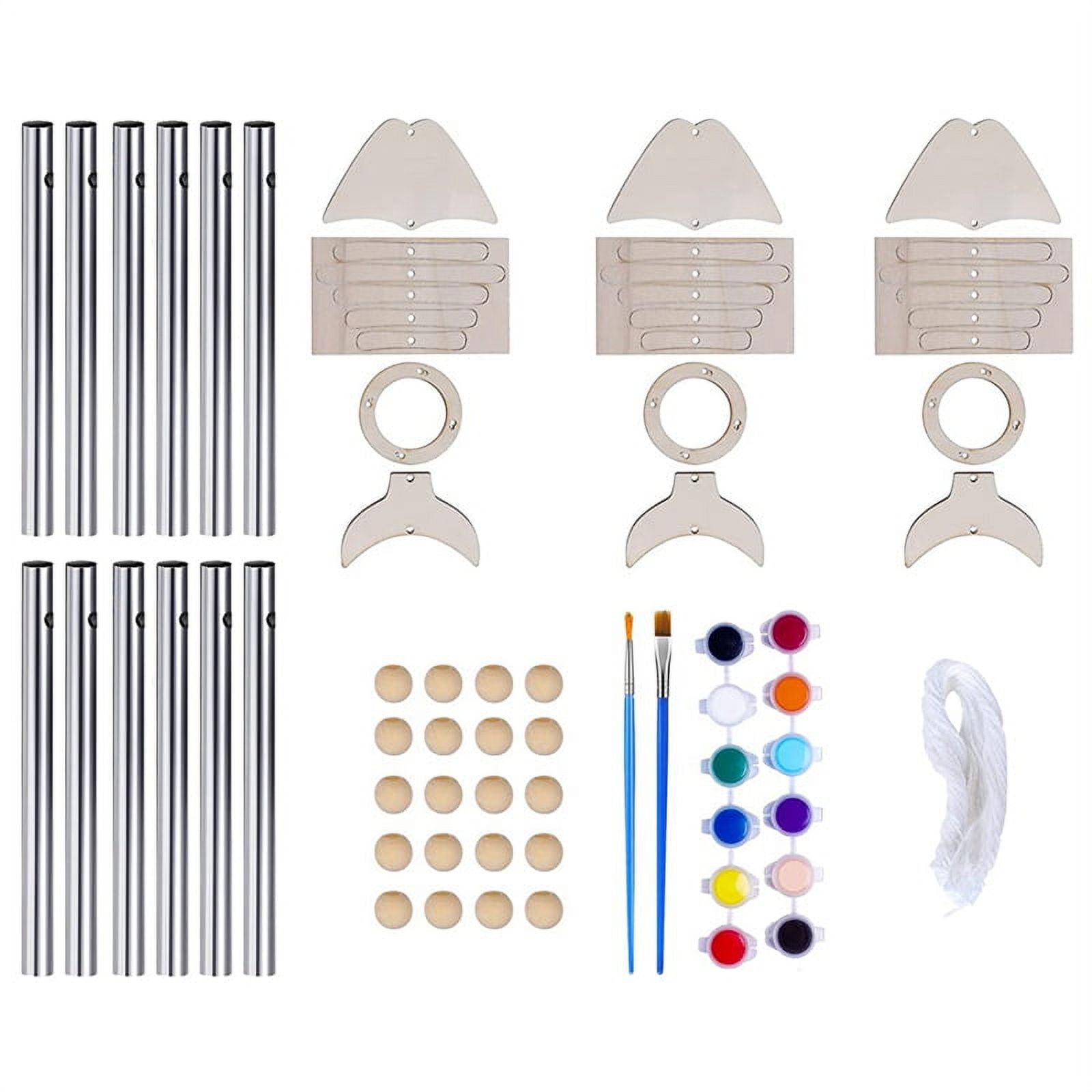 Make A Wind Chime Kits- Arts and Crafts for Child Ages 4 5 6 7 8 DIY ...