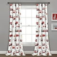 Make A Wish Fire Truck Window Curtain Panels, 84-inches in L, Set of 2 ...