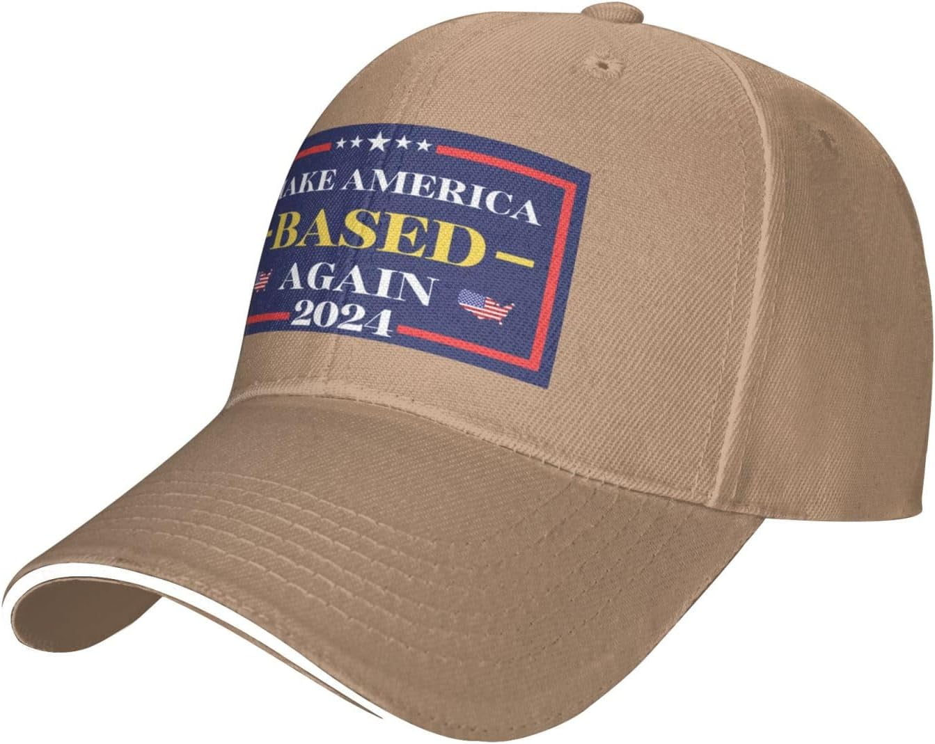 Make America Based Hat Dark MAGA Hat Again Trump-Vance Baseball Cap ...