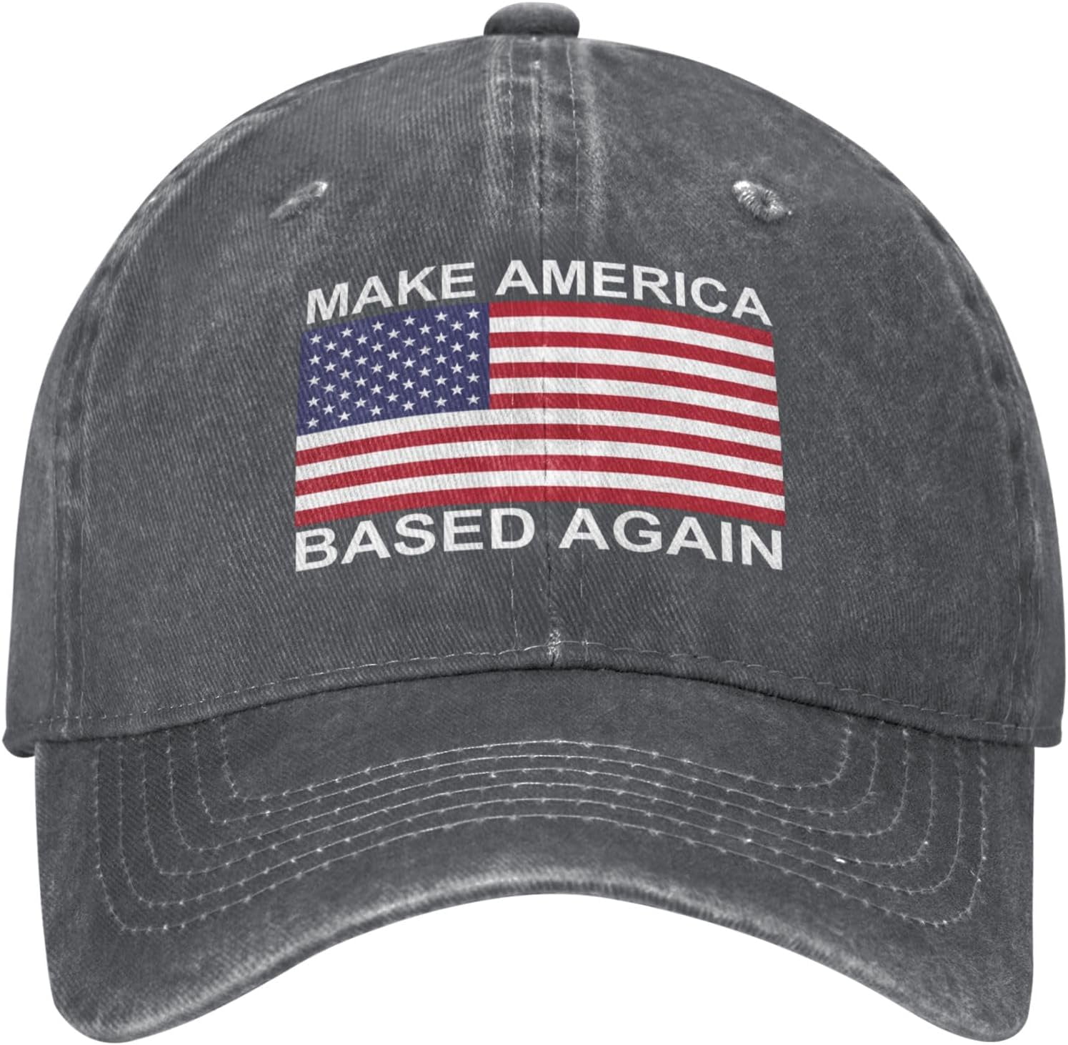 Make America Based Hat Dark MAGA Hat Again Trump-Vance Funny Hat ...