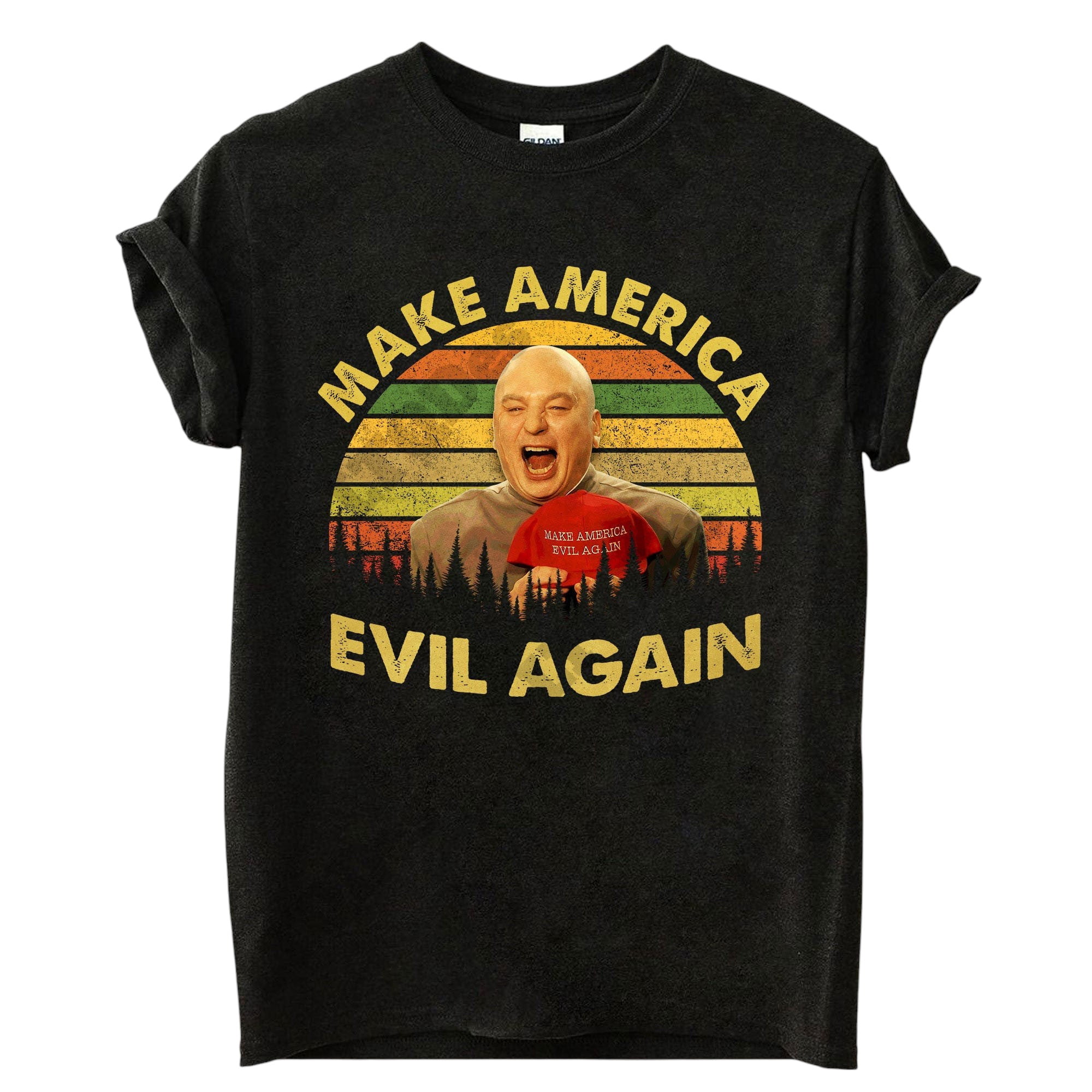 Make America Evil Again Vintage Unisex Classic 2D T-Shirt - Movies ...