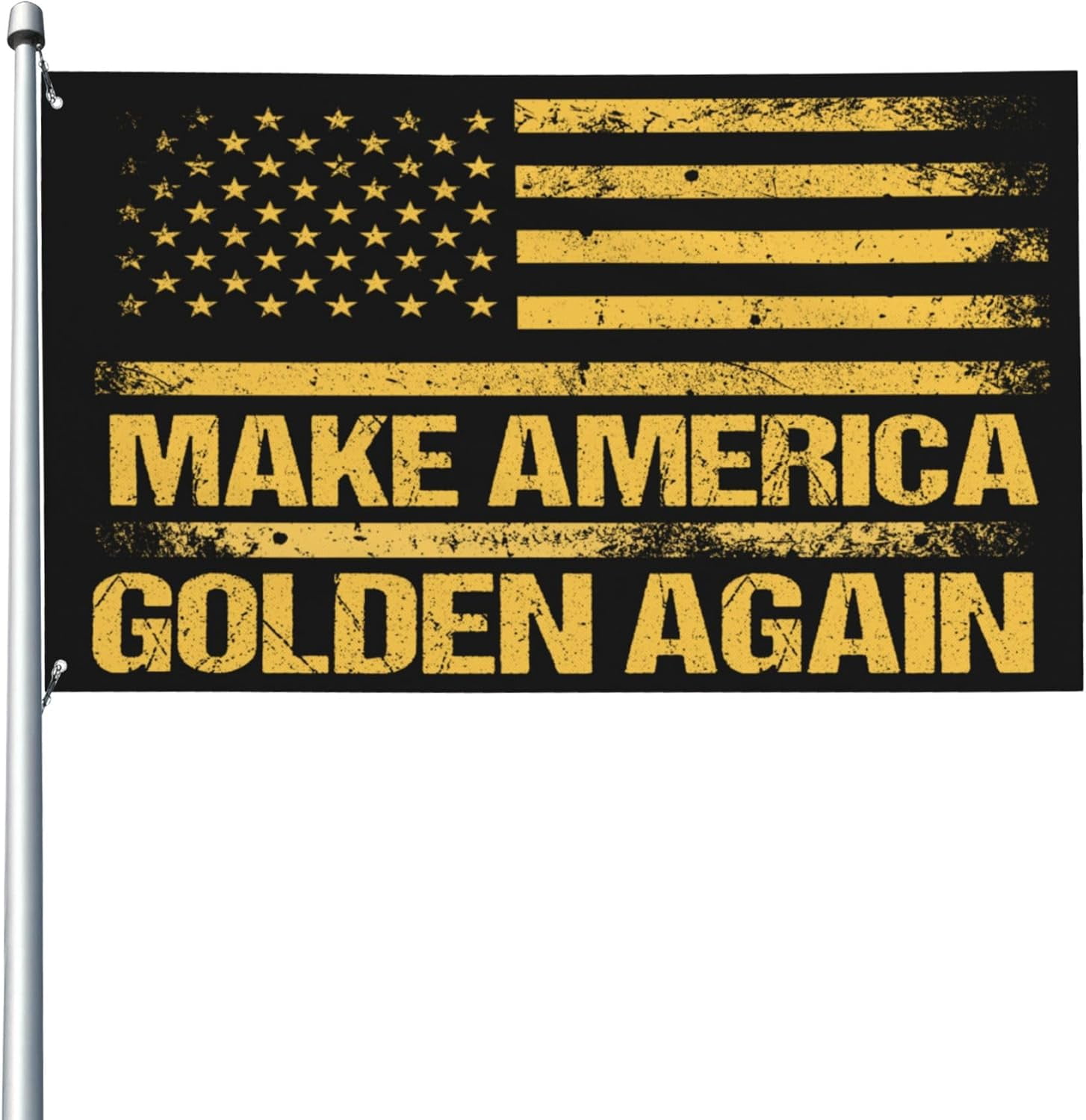 Make America Golden Again Flag Trump Age 47th President Won Flag 3x5 Ft ...