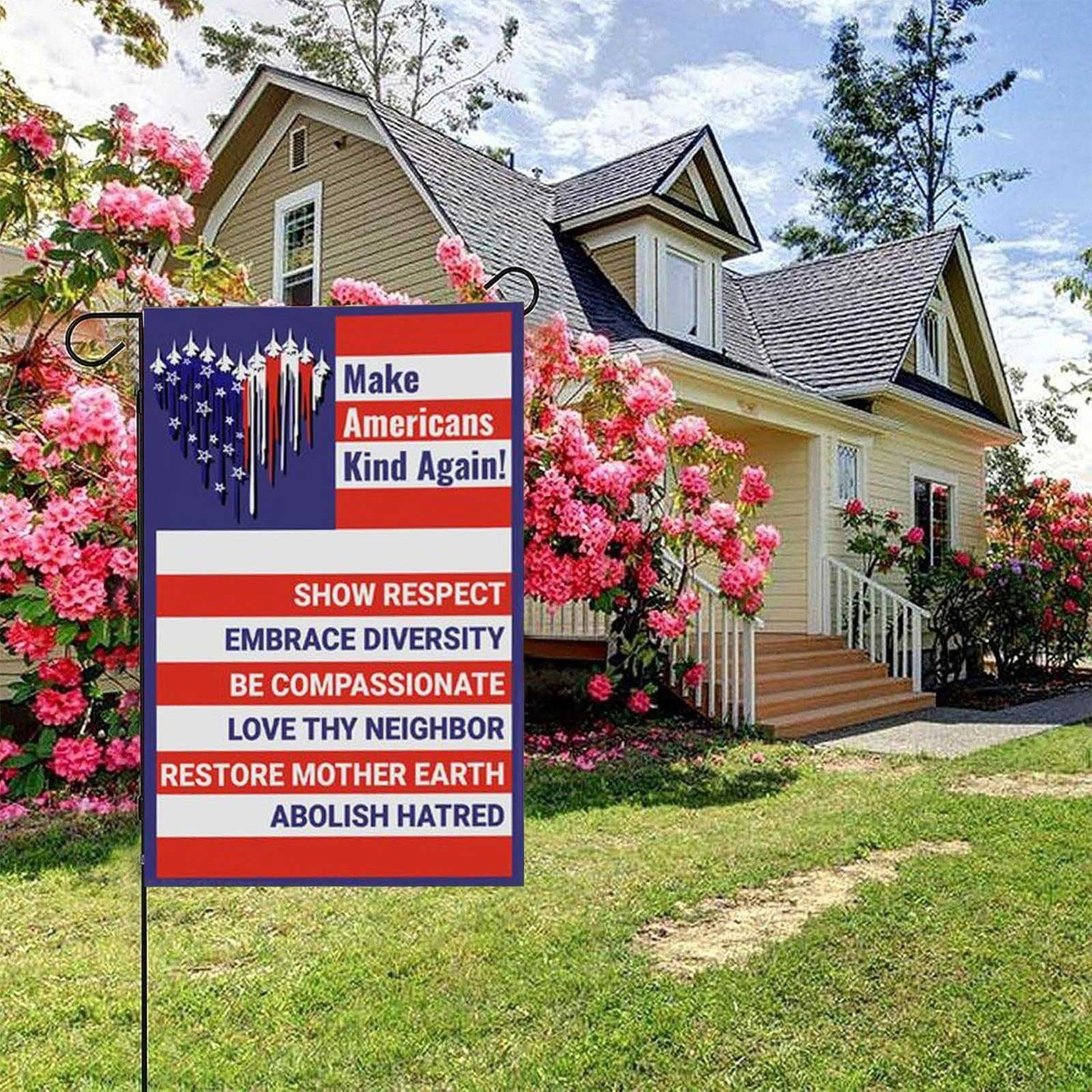 Make America Good Again Banner B Make America Kind Again Garden Flag ...