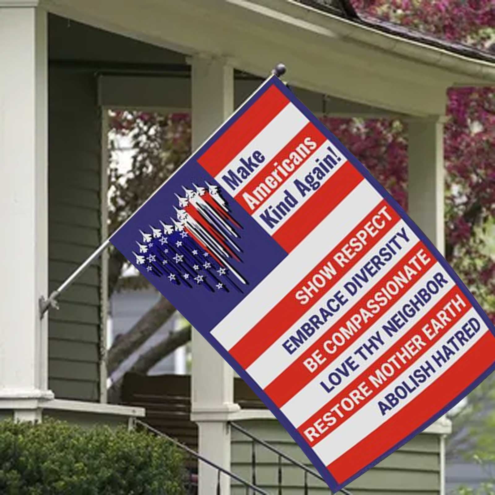 Make America Good Again Banner Make America Kind Again Garden Flag ...