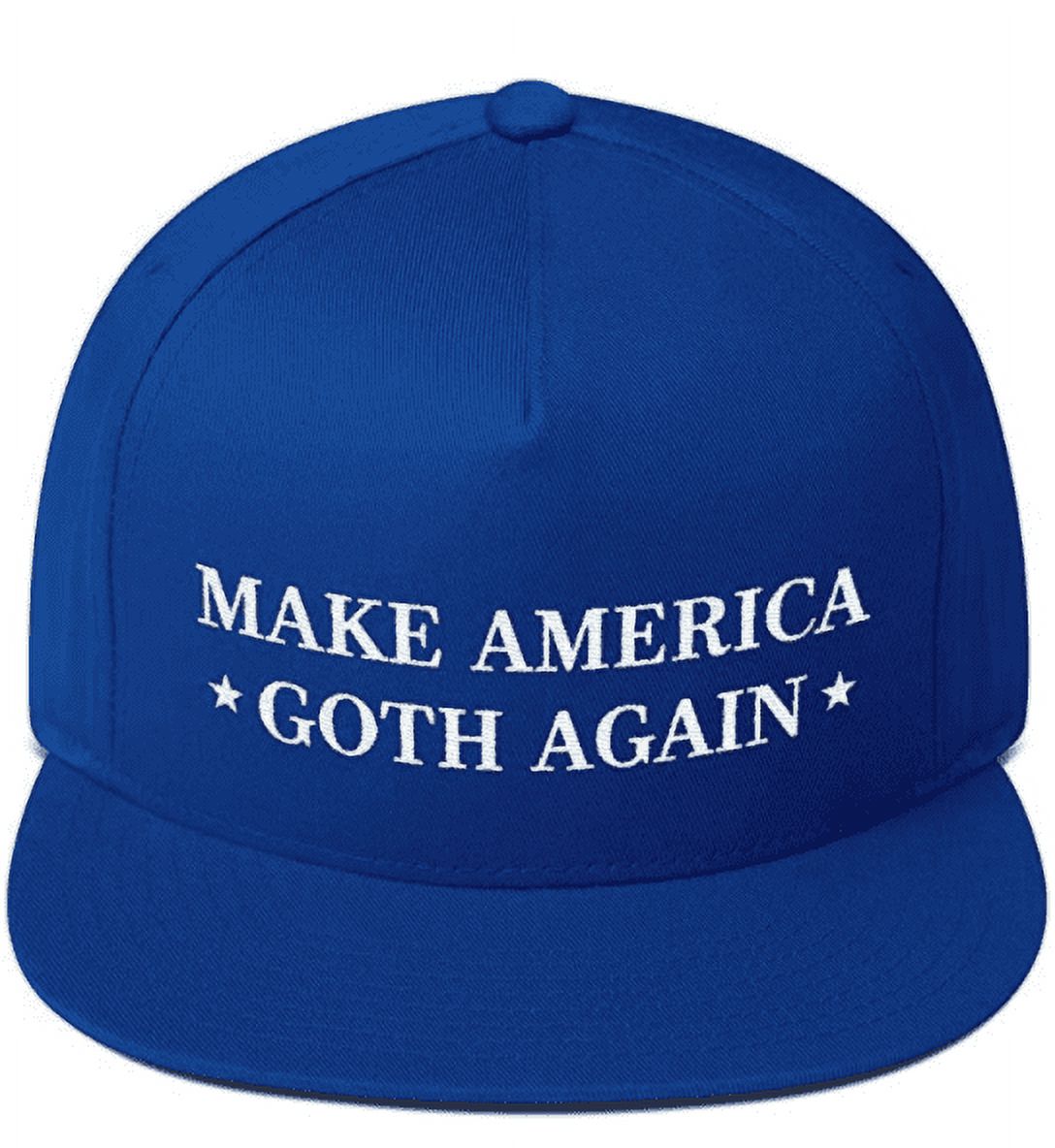 Make America Goth Again Hat (Flat Bill), Royal Blue Hat - Walmart.com