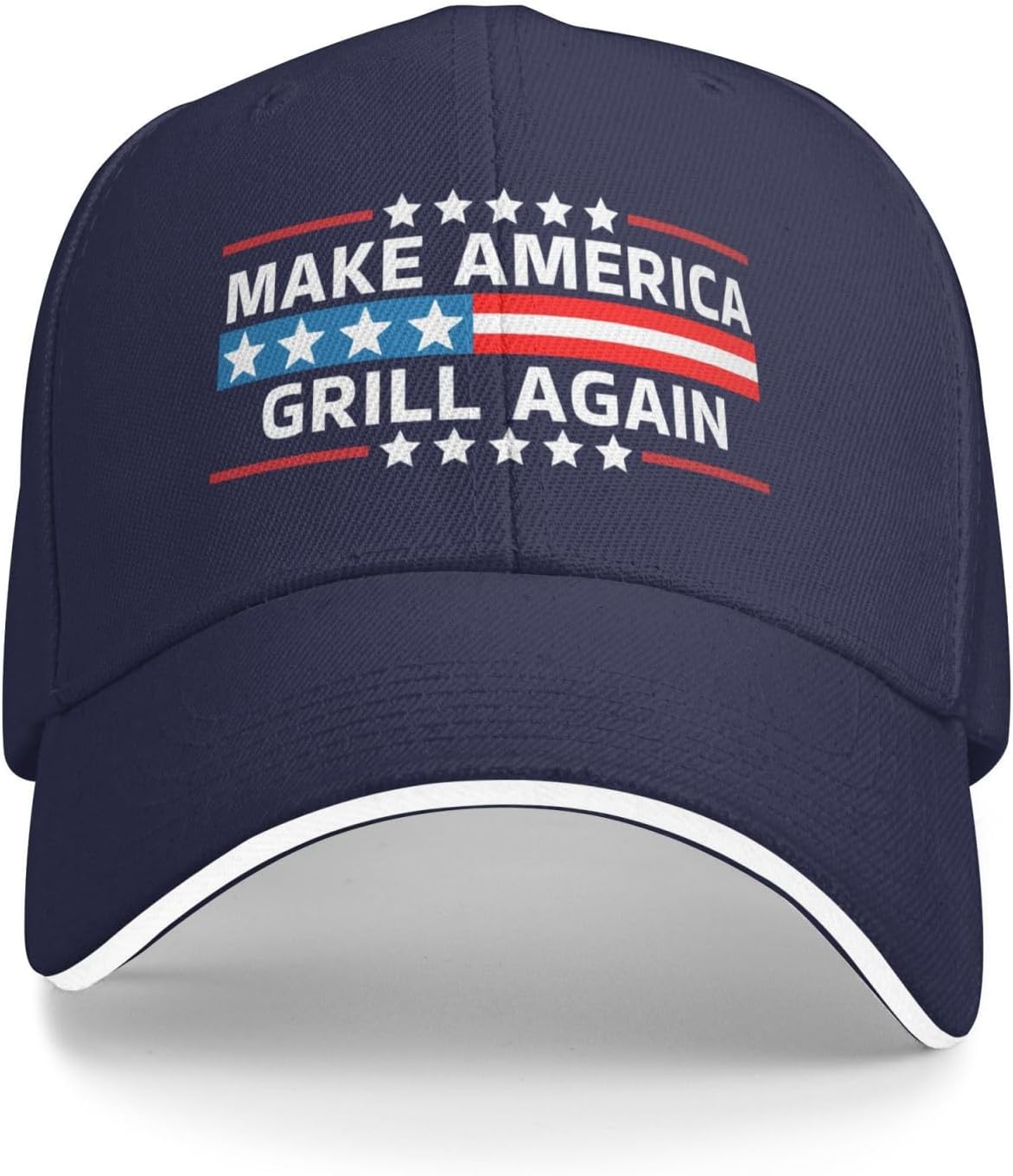 Make America Grill Again Sandwich Hats Adjustable Baseball Cap Unisex ...