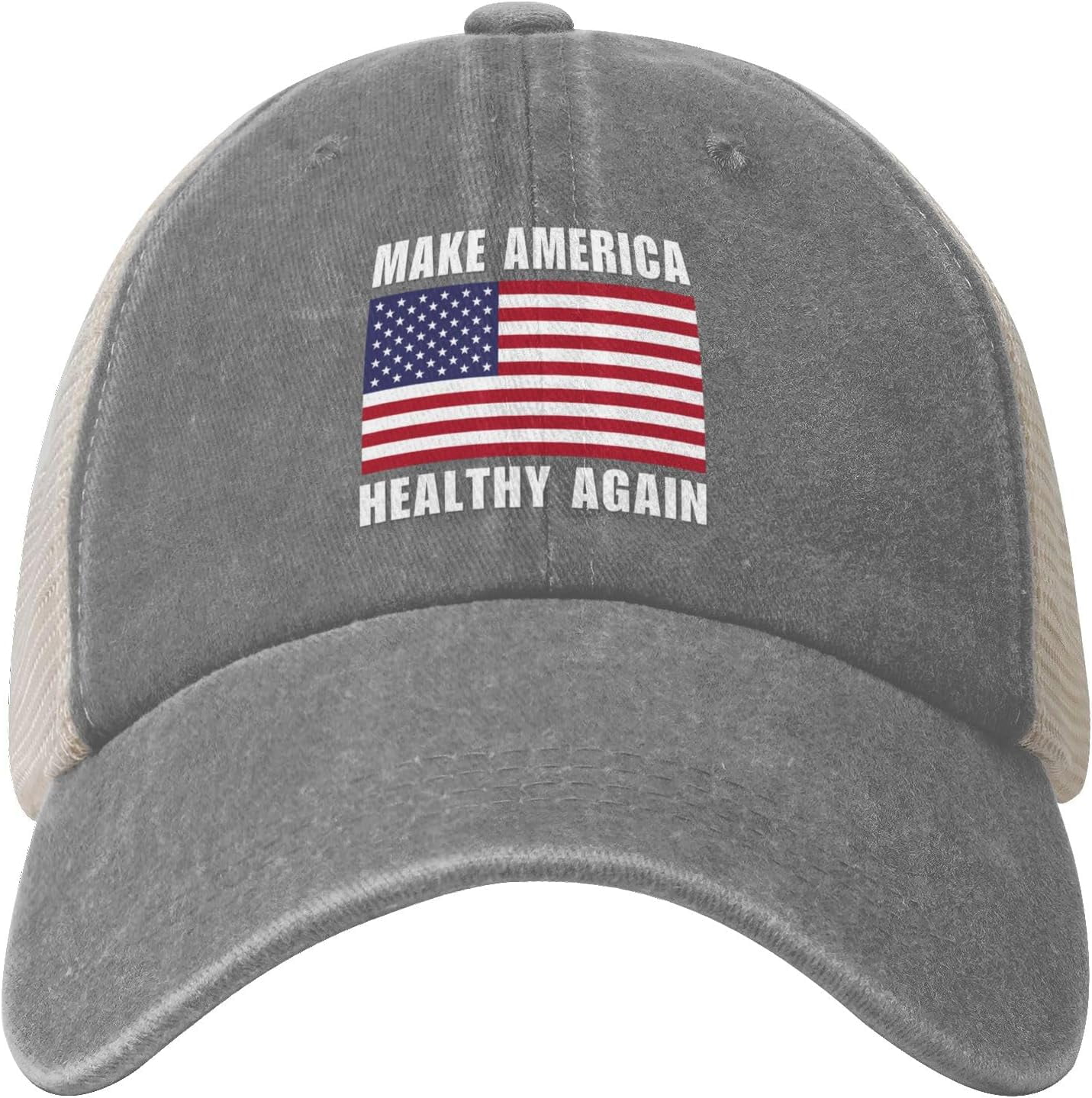 Make America Healthy Again Baseball Cap Mesh Back Trump Kennedy Vance ...