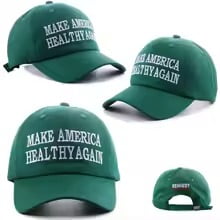Make America Healthy Again Hat – MAHA Embroidered Green Cap MAHA ...