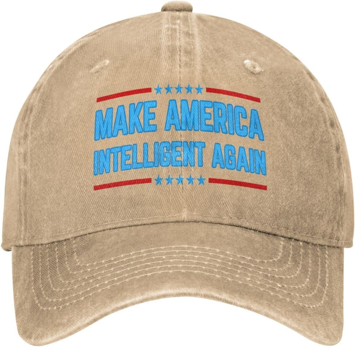 Make America Intelligent Again Hat Dad Trucker Hats Baseball Cap ...