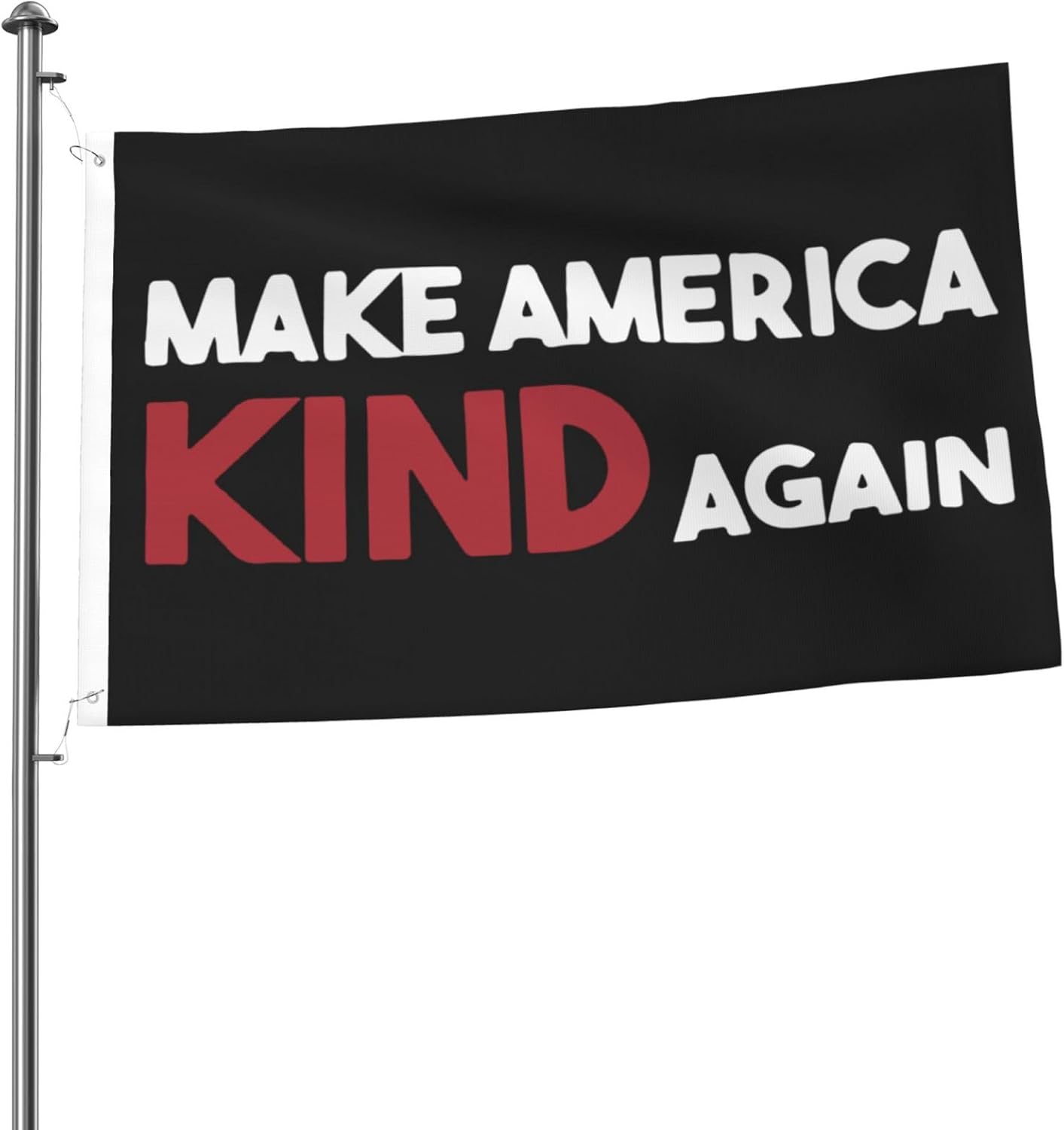 Make America Kind Again Flag 2x3 Ft Outdoor Decoration Banner Yard Flag ...