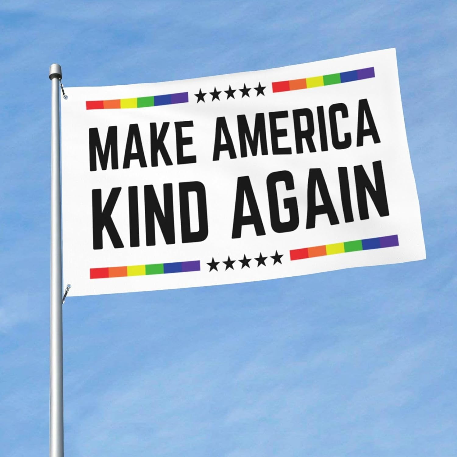Make-America-Kind-Again Flag 3x5 Lgbtq Be Kind Flag 3x5 Ft House Banner ...