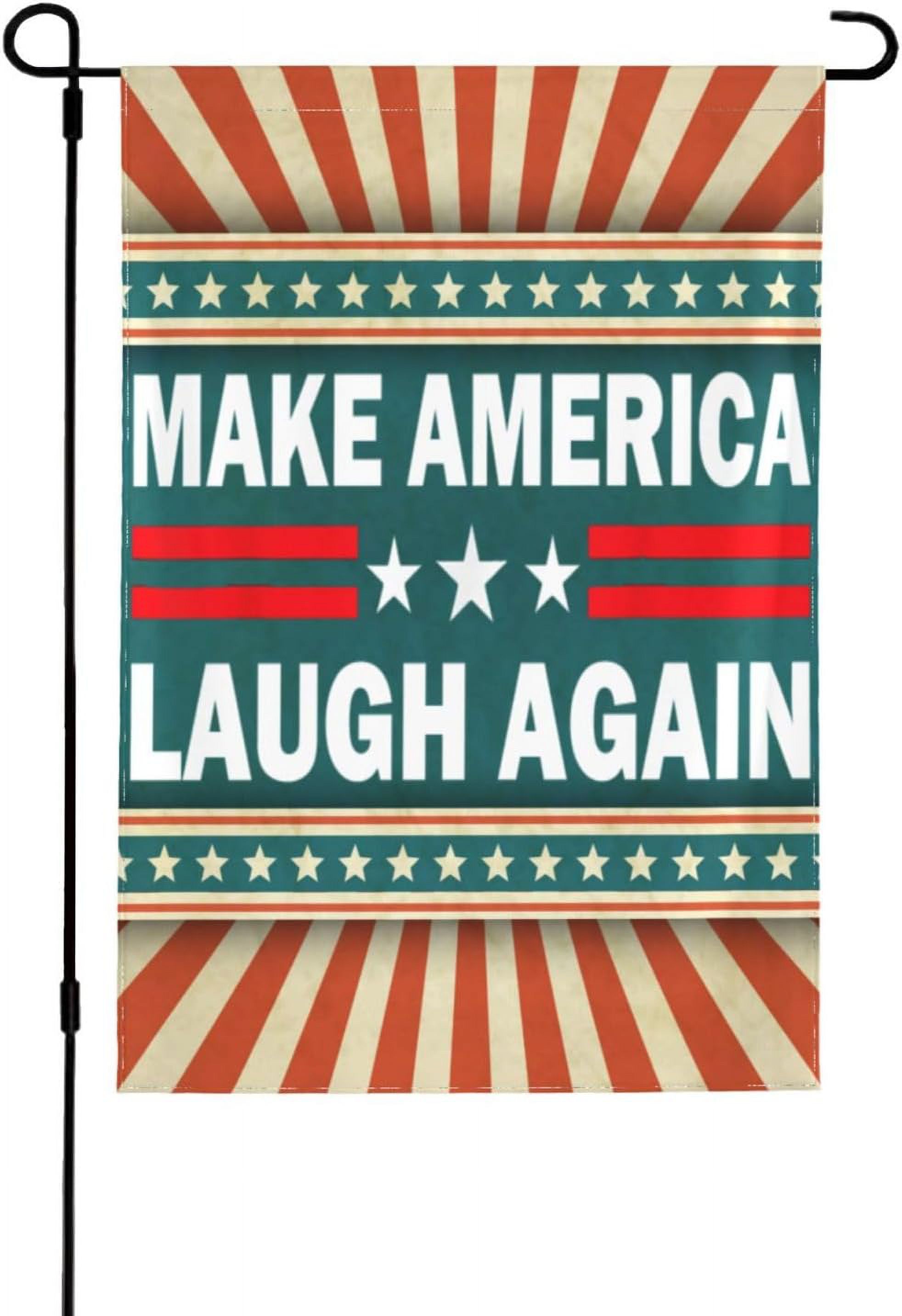 Make America Laugh Again Flag Kamala Harris 2024 For President 12.5x18 ...