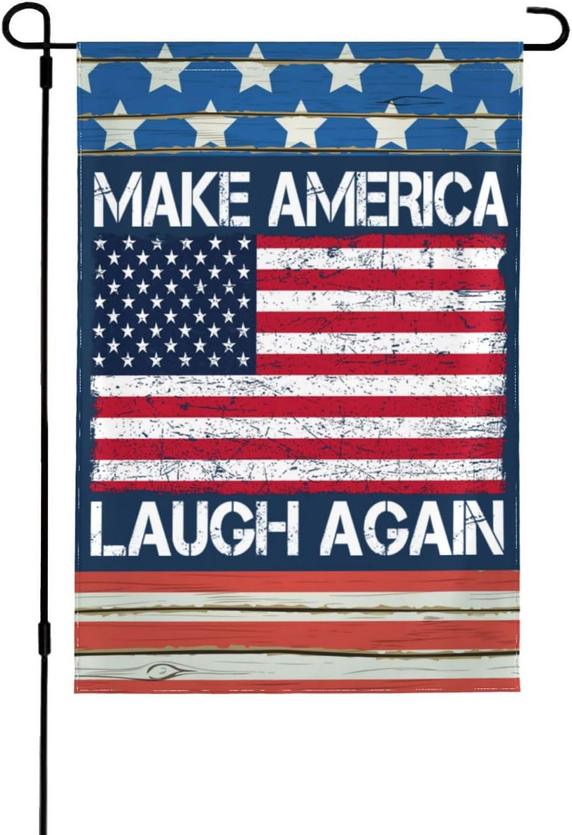 Make America Laugh Again Flags Kamala Harris 2024 For President 12.5x18 ...