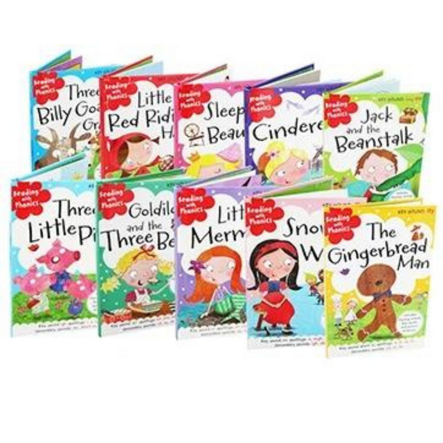 Make Believe Ideas Reading with Phonics Fairy Tales Set : Cinderella ...