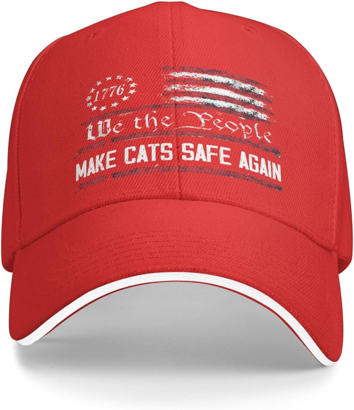 Make Cats Safe Again T-rump 2024 Save America Again Classic Hats ...