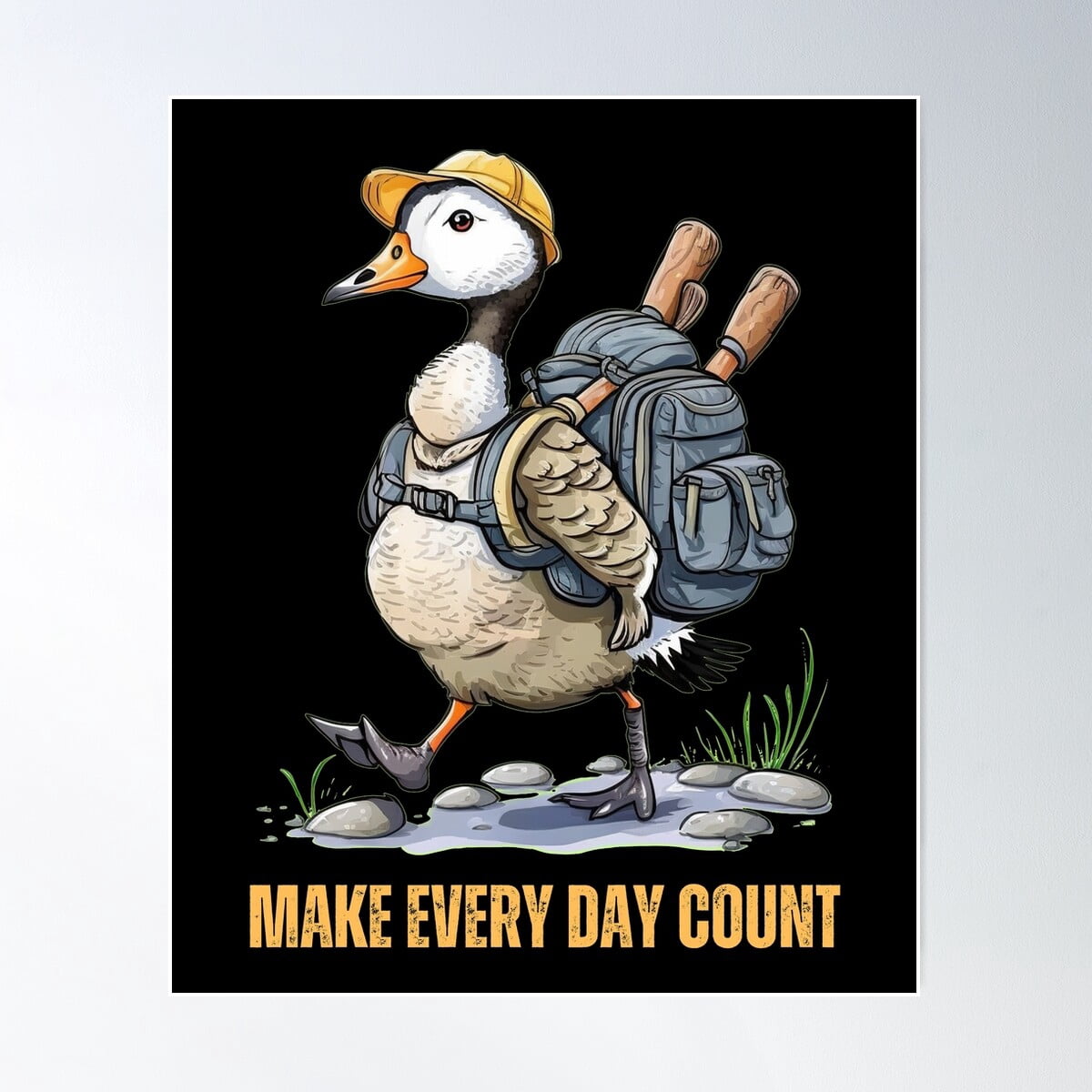Make Every Day Count. Inspirational Quote Poster Wall Art, Modern Wall ...
