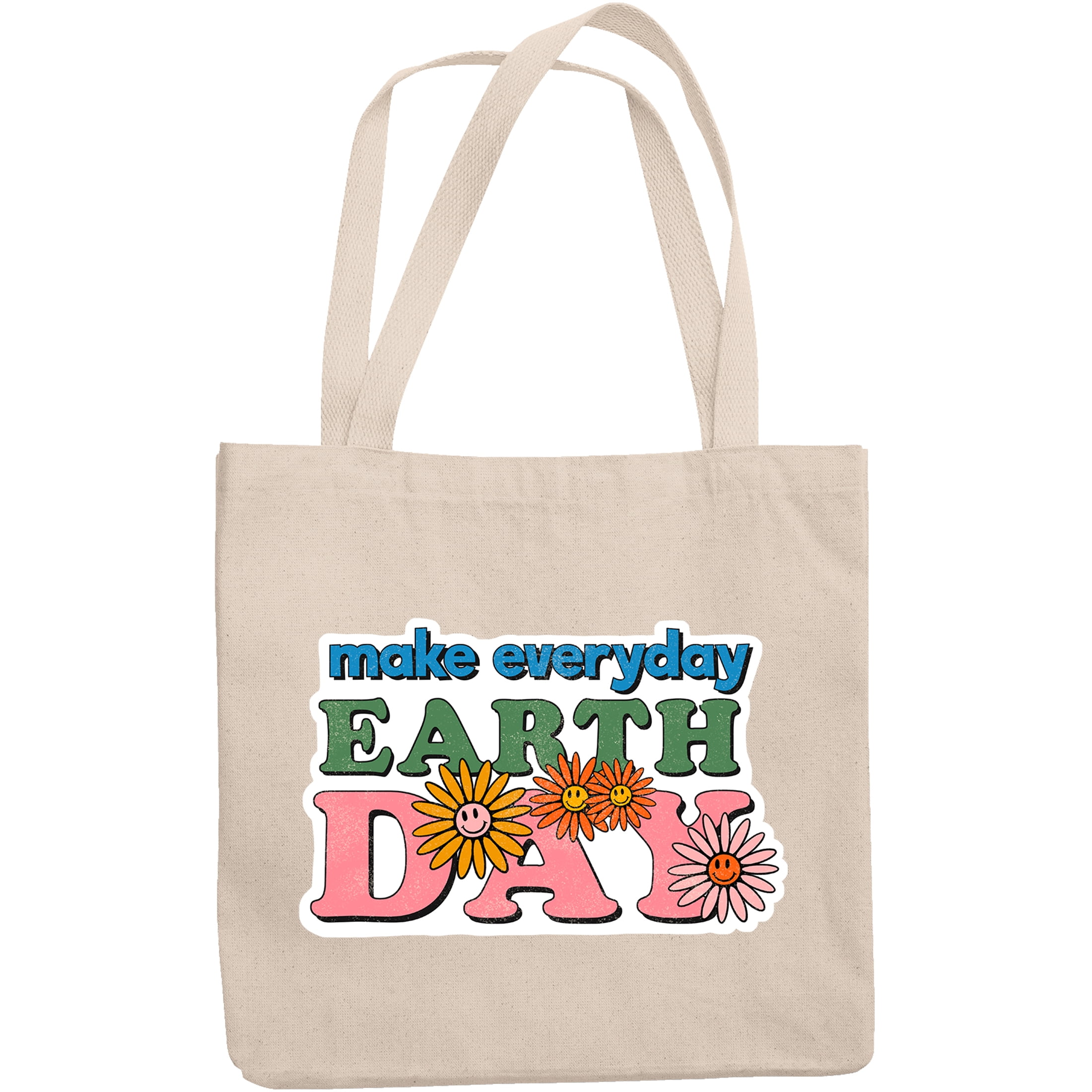 Make Everyday Earth Day Art Merch Gift, 12oz Canvas Tote Bag - Walmart.com