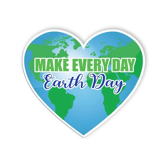 Make Everyday Earth Day Stickers Caring Our Planet Stickers Phone Decal ...
