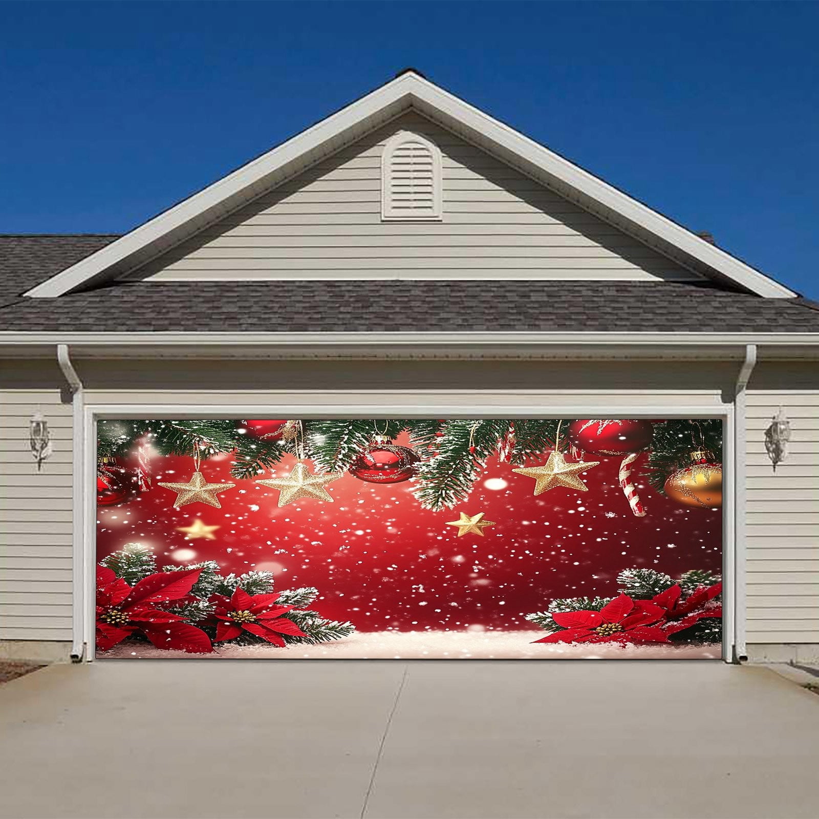 Make A Festive Statement This Christmas With Our Garage Banner For ...