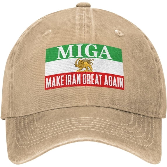Make I-ran Great Again Hat Old I-ran Persian Flag Lion and Sun Hat Cap ...