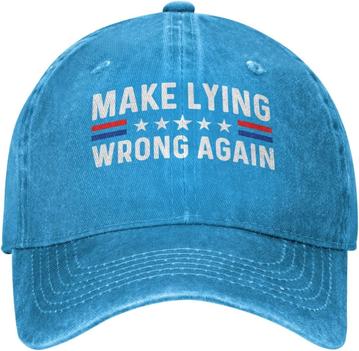 Make Lying Wrong Again Cap Men Baseball Hat Graphic Hats - Walmart.com