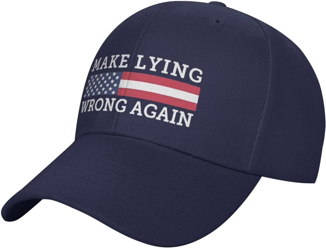 Make Lying Wrong Again Casquette Fashion Adjustable Baseball Cap Skull ...