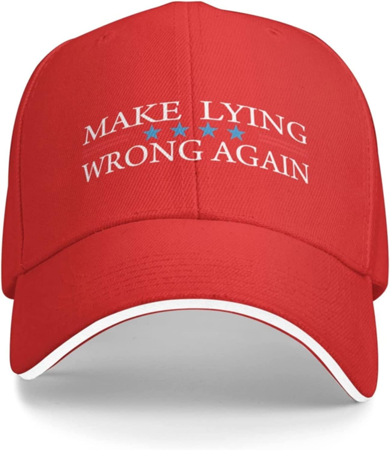 Make Lying Wrong Again Hat for Men Baseball Hat Fashionable Cap ...