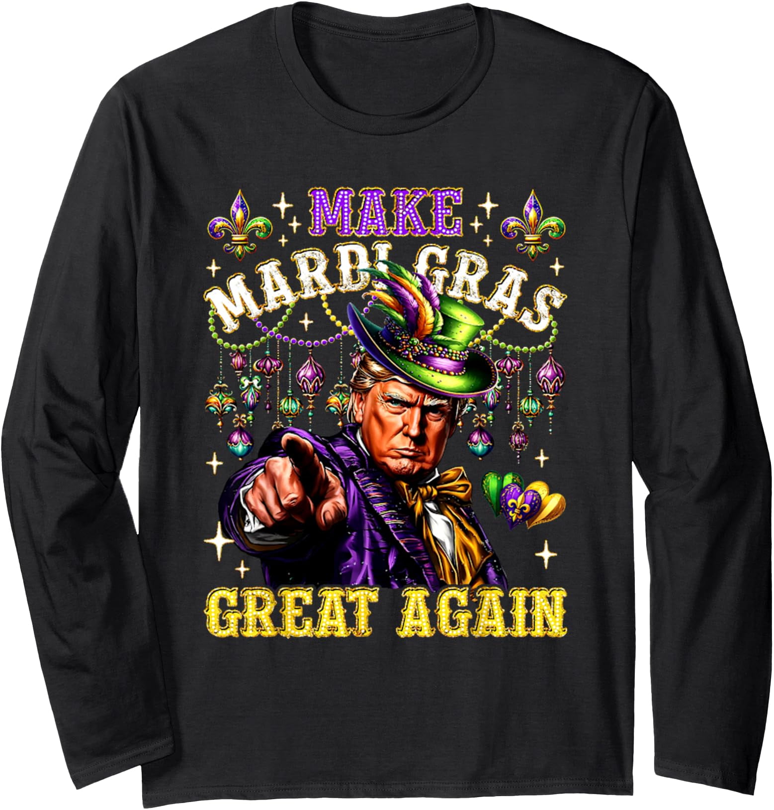 Make Mardi Gras Funny Parade Humor T-Shirt Retro Mardi Gras, Baton ...