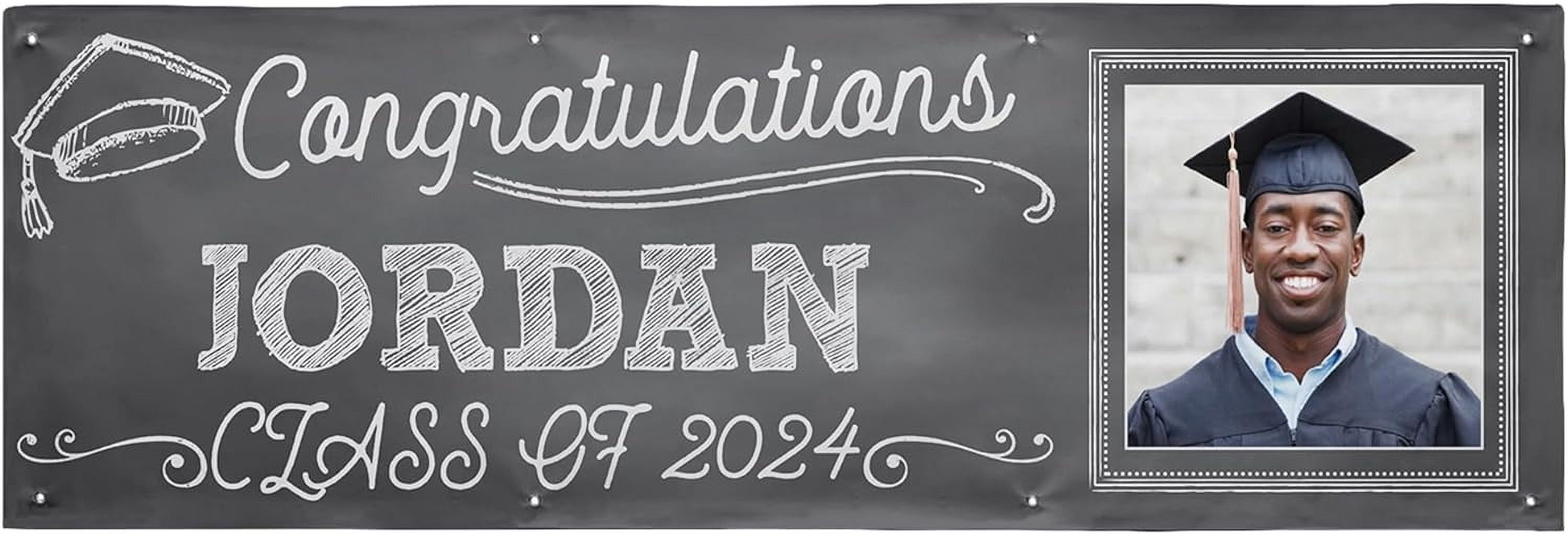 Let's Make Memories Personalized Graduation Banner - Graduation Party ...