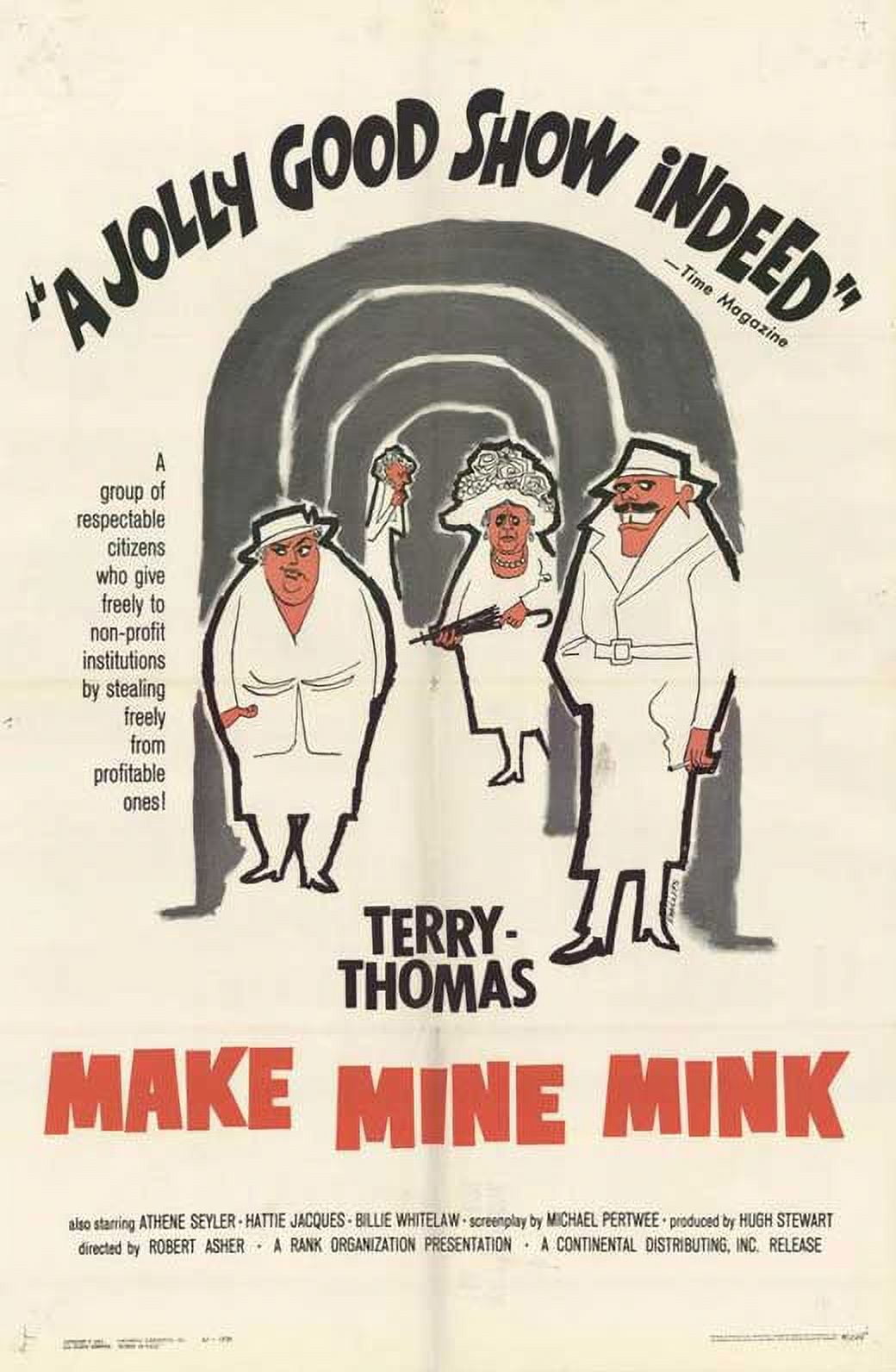 Make Mine Mink - movie POSTER (Style B) (27" x 40") (1960) - Walmart.com