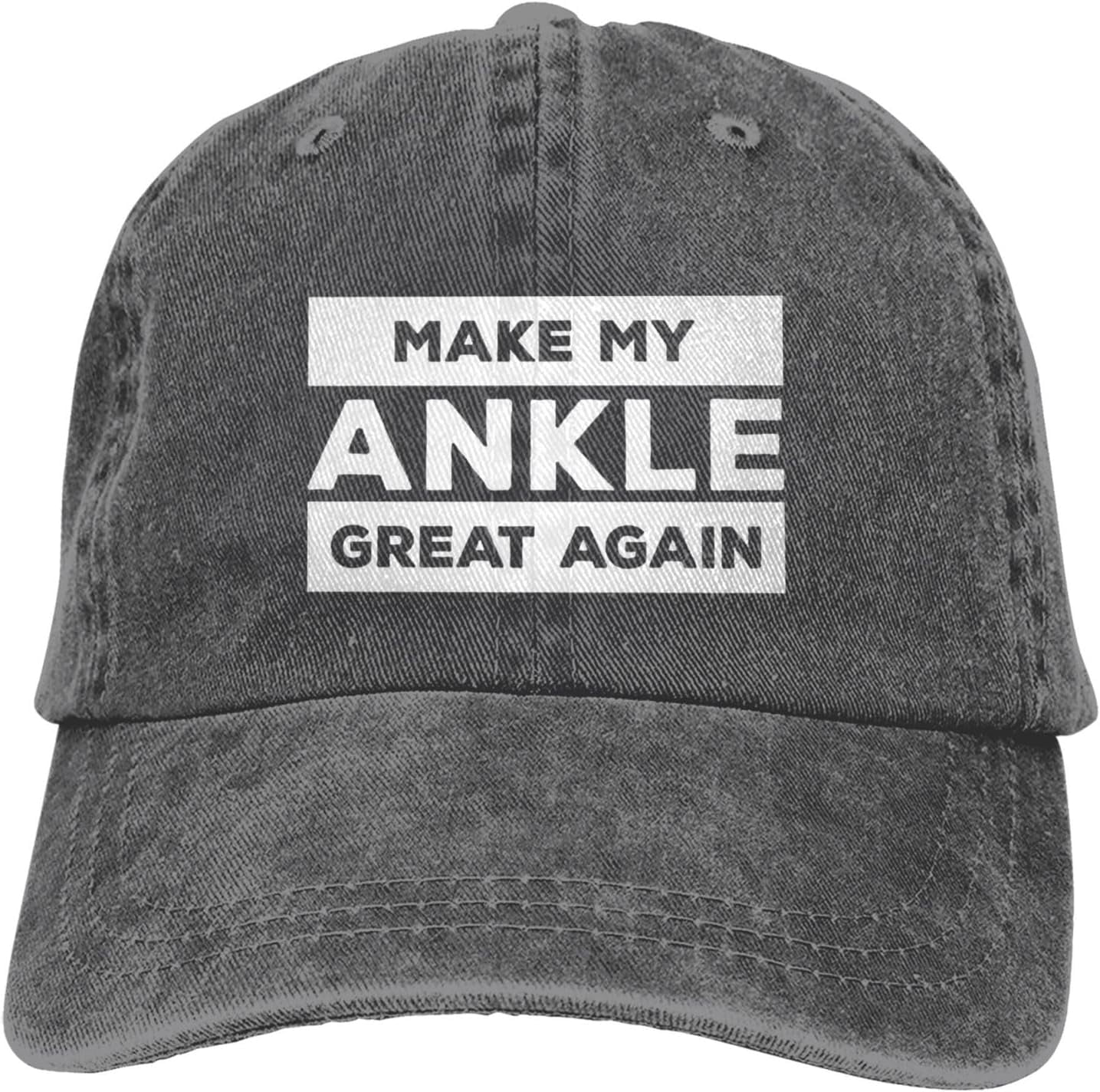 Make My Ankle Great Again Hat Baseball Cap for Men Women Adjustable ...