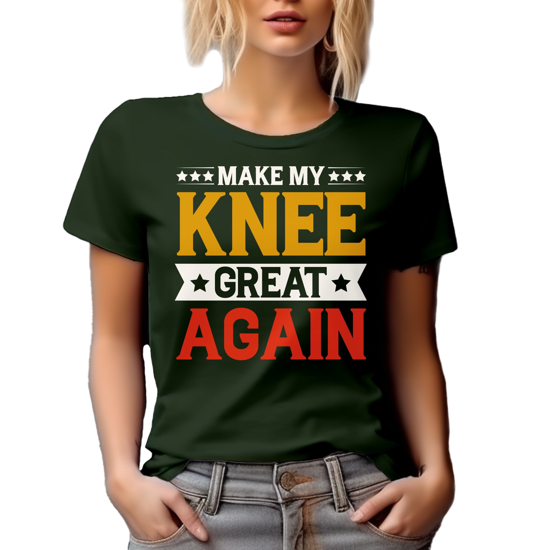 Make My Knee Great Again - Surgery or Injury Recovery Themed, Military ...