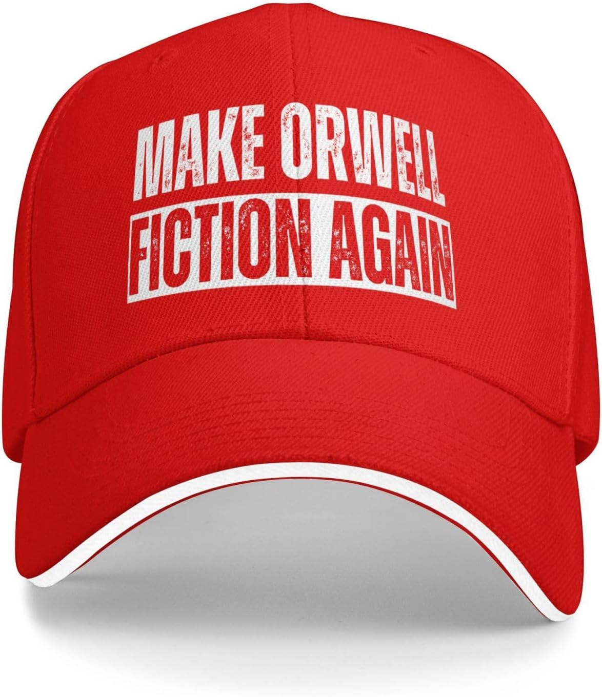 Make Orwelll Fiction Again Hats Baseball Cap - Walmart.com