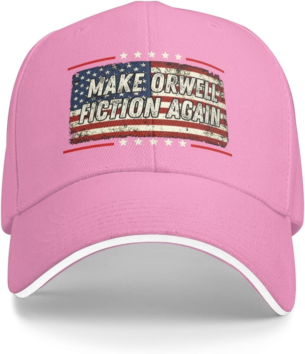 Make Orwelll Fiction Again Hats Baseball Cap - Walmart.com