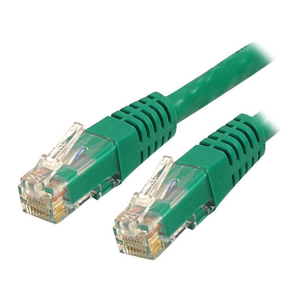 StarTech.com C6PATCH3GN 3 ft. Cat 6 Green Molded UTP Patch Cable ...