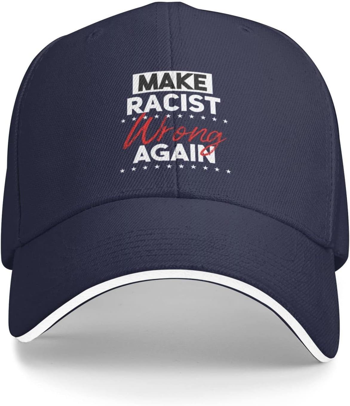 Make Racism Wrong Again Baseball Cap BLM Black Lives Matter Trucker Hat ...