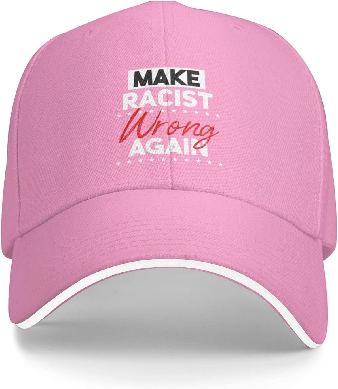 Make Racism Wrong Again Baseball Cap BLM Black Lives Matter Trucker Hat ...