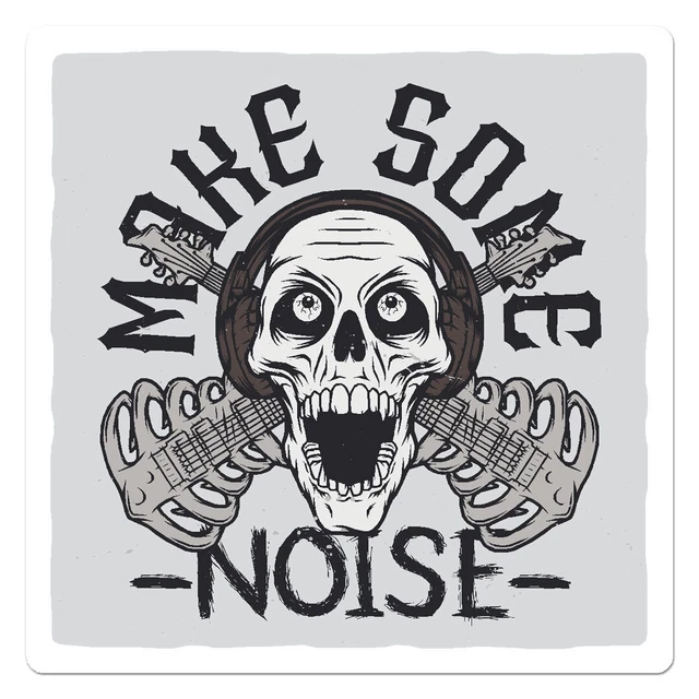 Make Some Noise Sticker Phone Decal Water Bottle Stickers Car Decals ...