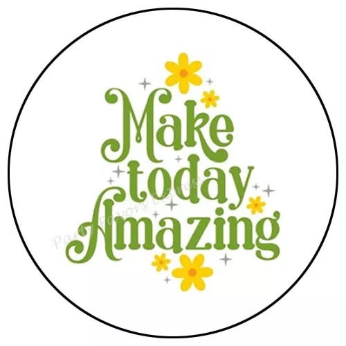 Make Today Amazing Sticker Party Favors Sticker Envelope Seals Labels ...