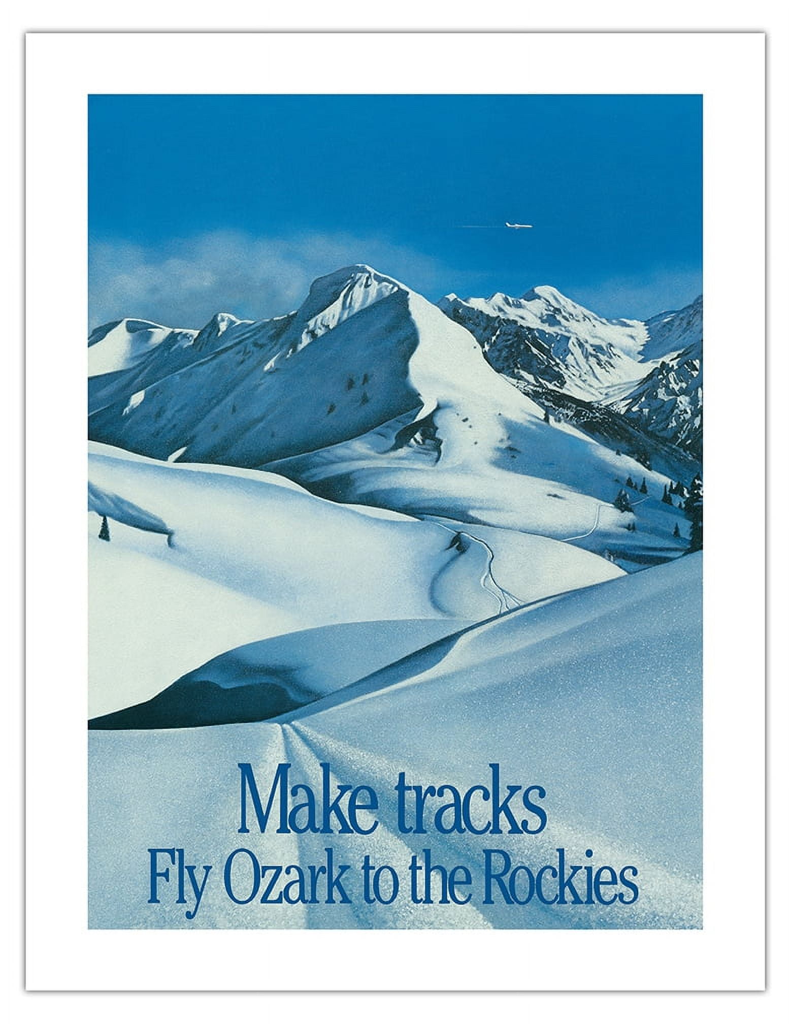 Make Tracks to the Rockies - Ozark Air Lines - Vintage Airline Travel ...