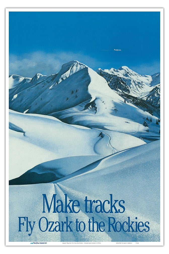 Make Tracks to the Rockies - Ozark Air Lines - Vintage Airline Travel ...